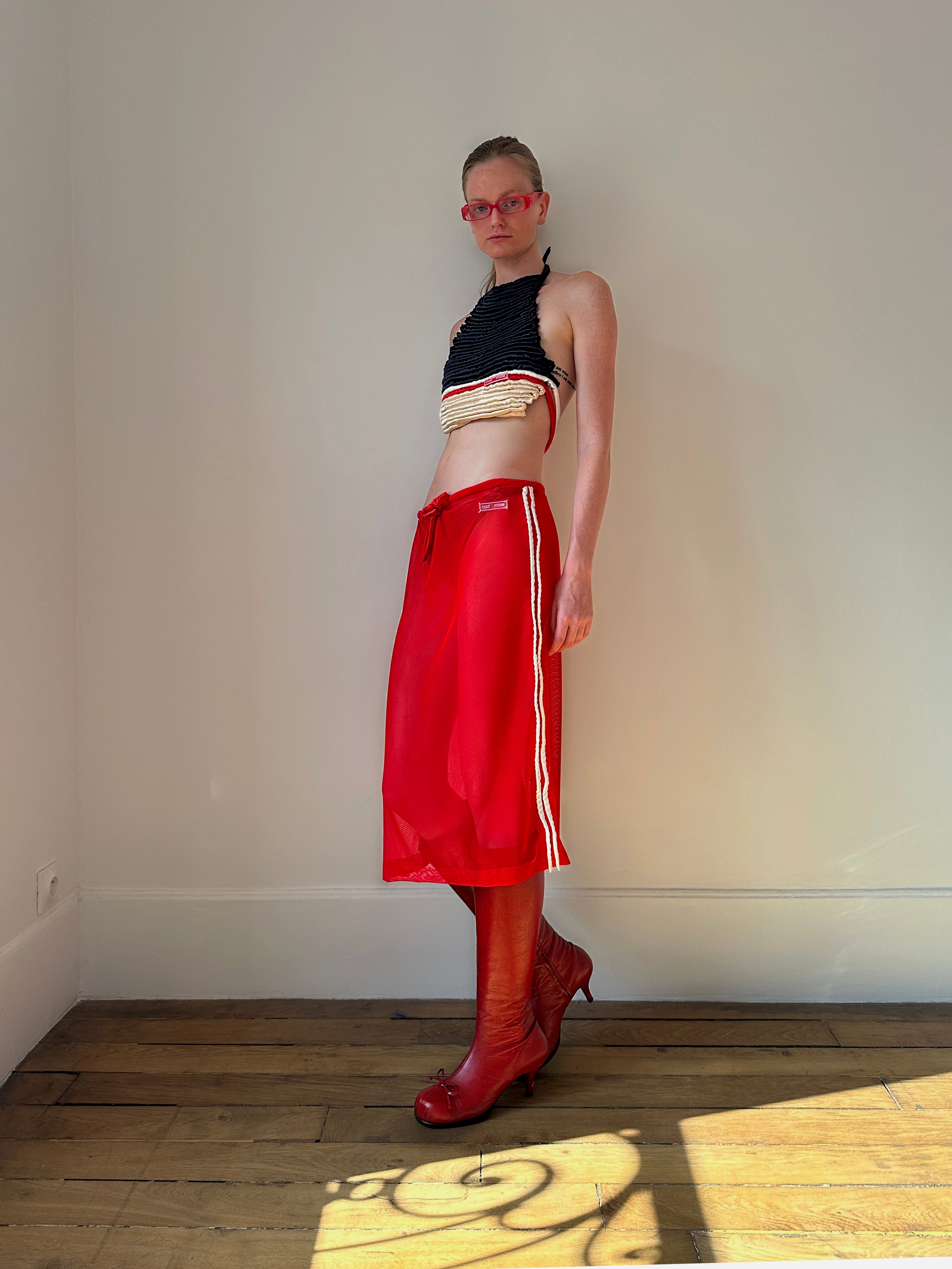 Transparent Mesh Midi Skirt – CULT FORM